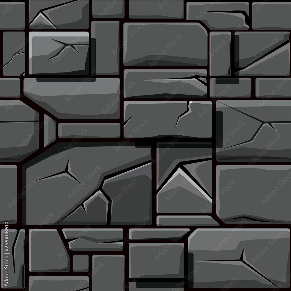 Cartoon Stone Texture Seamless