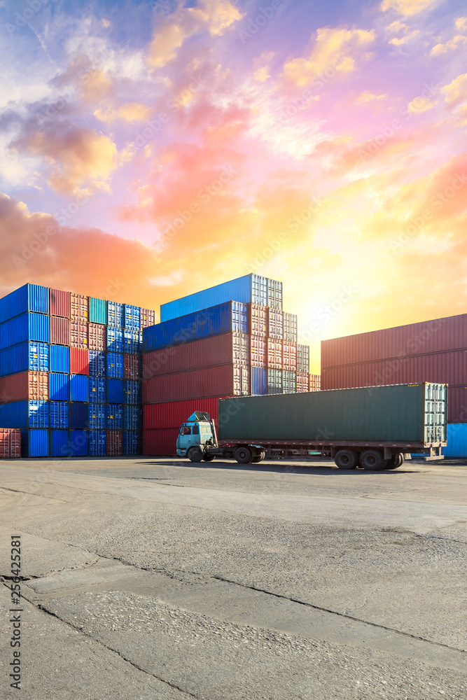 Industrial Container yard for Logistic Import Export business,modern ...