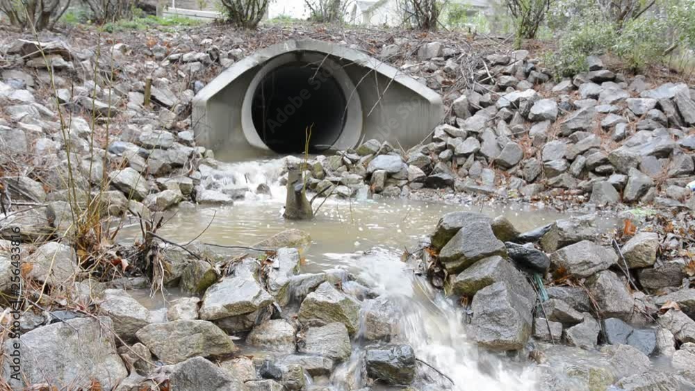 Storm water outfall outlet pipe, a conveyance method of transferring ...