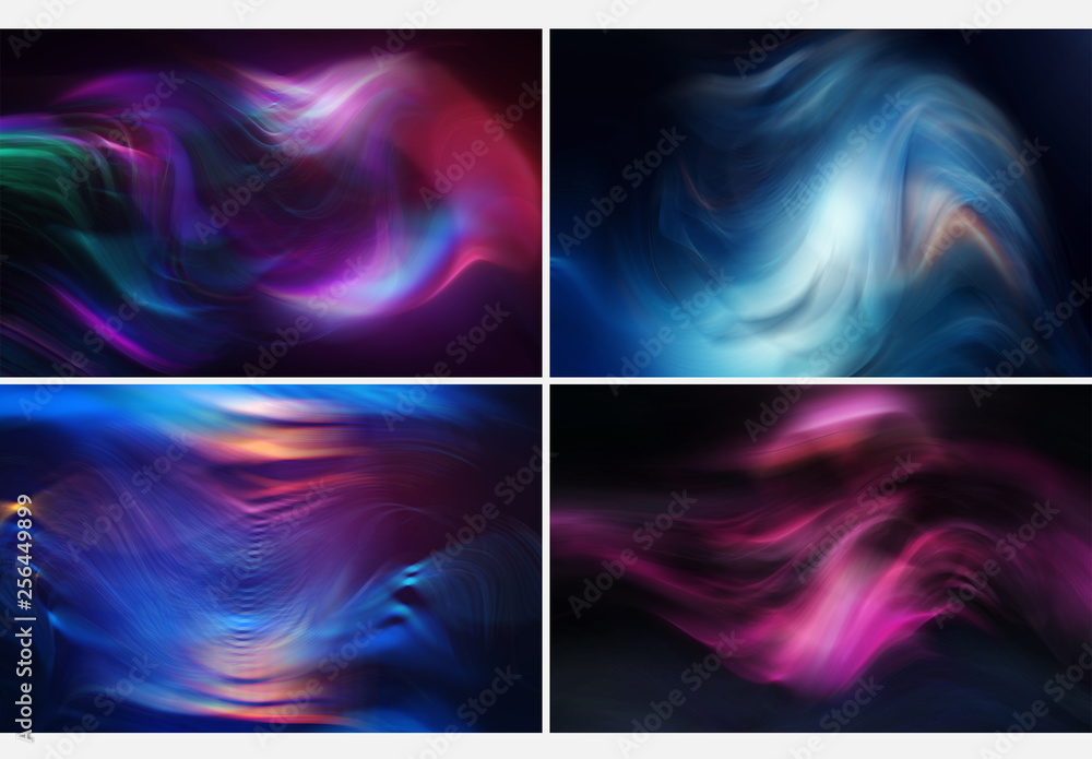 6 Abstract Smoke Effect Backgrounds Stock Template Adobe Stock