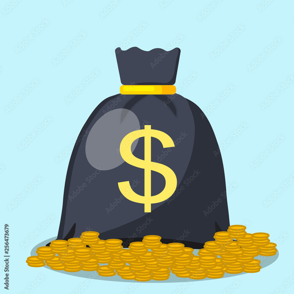 Cartoon Gold Money Bag