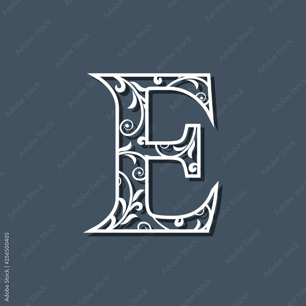 Fancy E Font