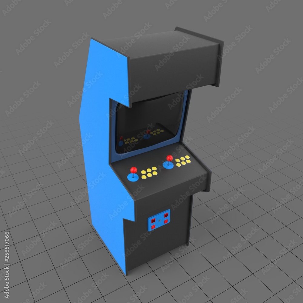Arcade machine Stock 3D asset | Adobe Stock