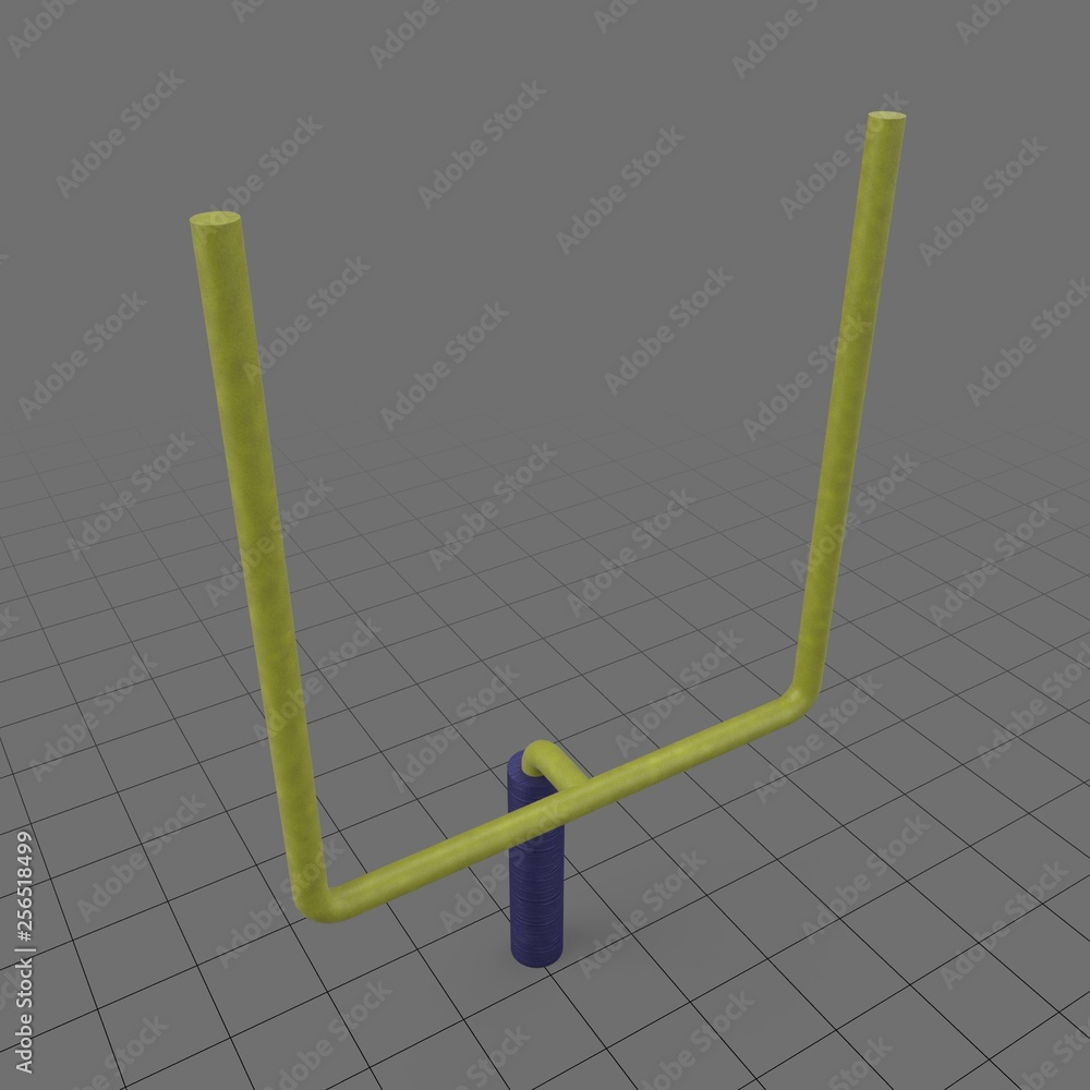 Field goal post Stock 3D asset | Adobe Stock