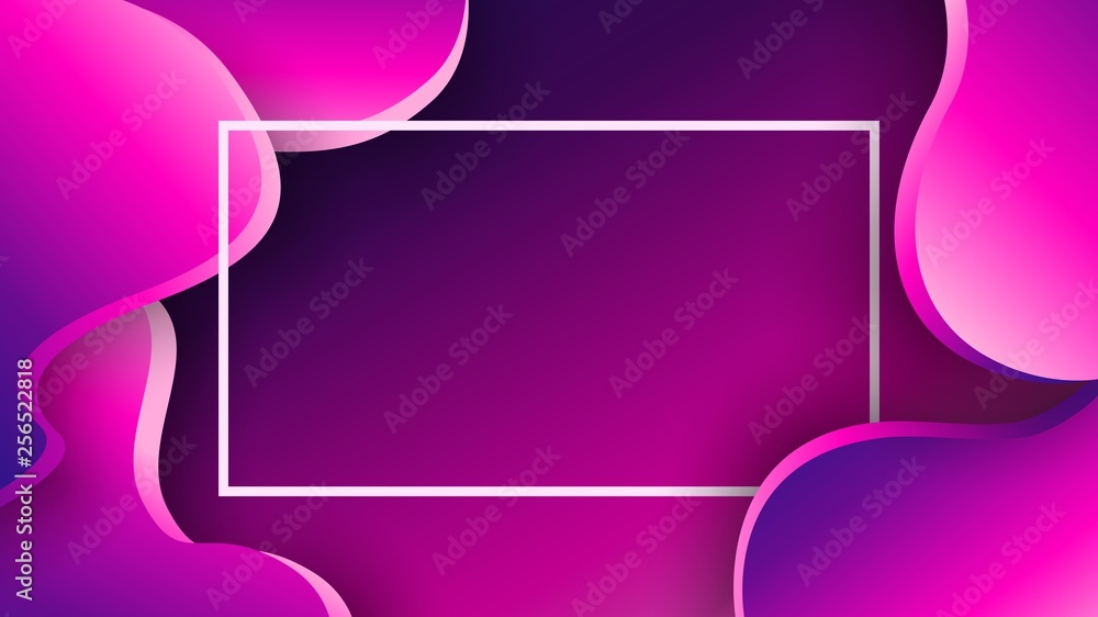 abstract color 3d paper art illustration. . Vector design layout for ...