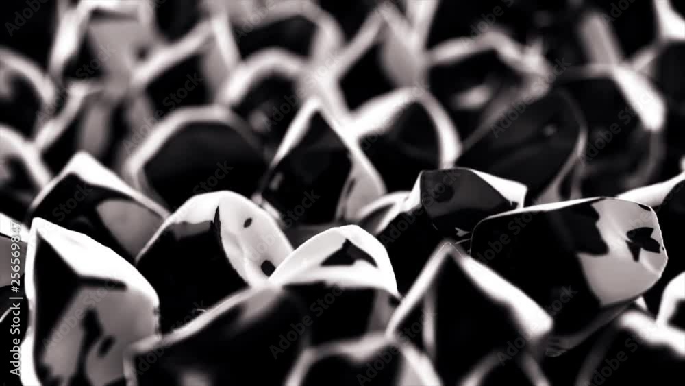 Diamonds Refraction Background Looped. Smooth colored stones, animation ...