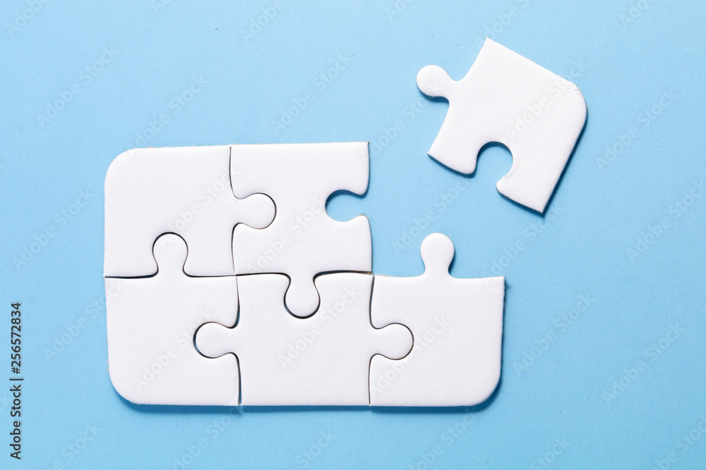 jigsaw Stock Photo | Adobe Stock