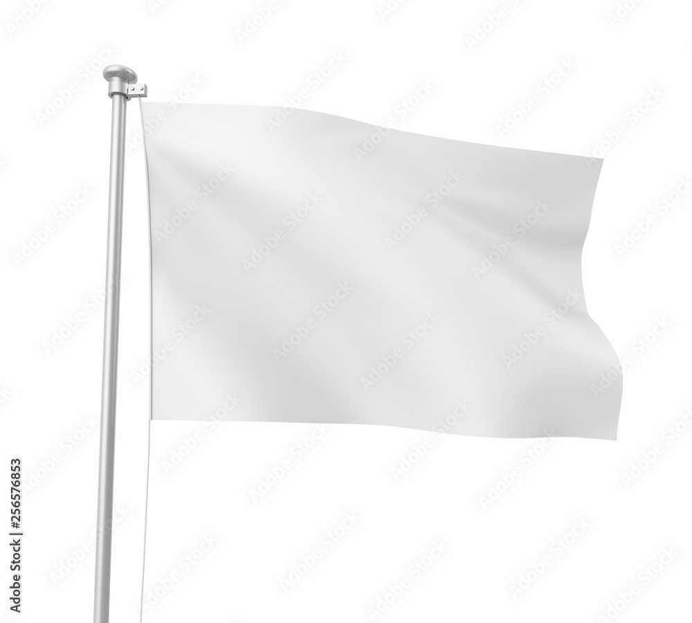 Blank Flag Isolated Stock Illustration | Adobe Stock
