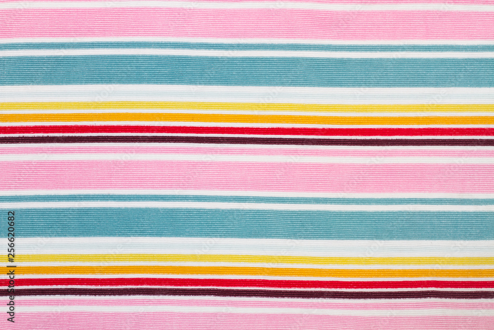 Textura de tela con rayas de colores Stock Photo | Adobe Stock