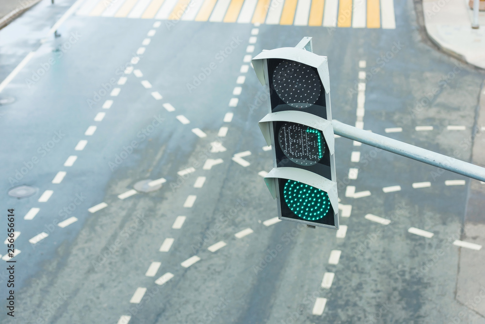 Green Traffic Light City