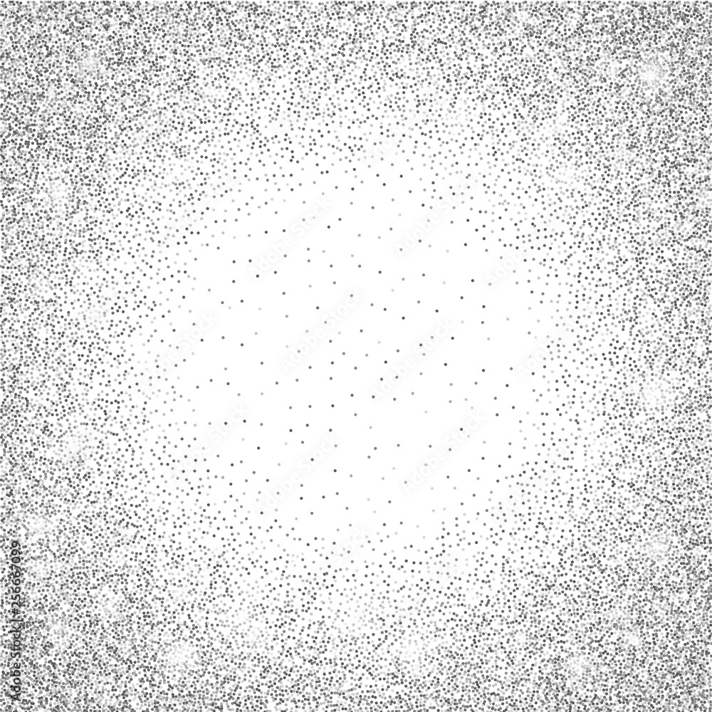 Silver glitter sparkle on a transparent background. Silver Vibrant ...