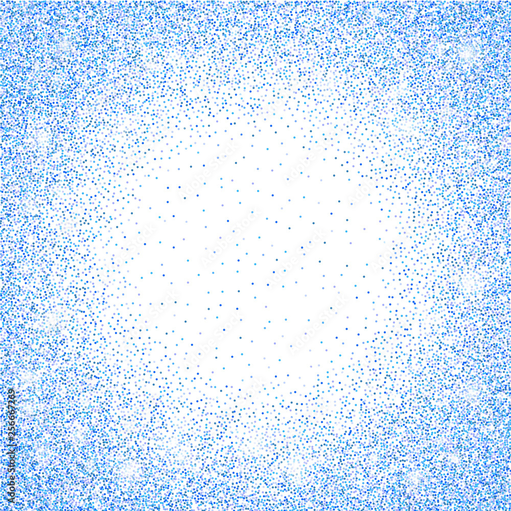 Blue glitter sparkle on a transparent background. Blue vibrant ...