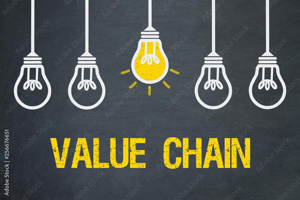 Value Chain Stock Illustration | Adobe Stock