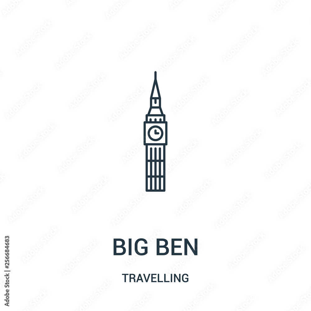 Big Ben Outline