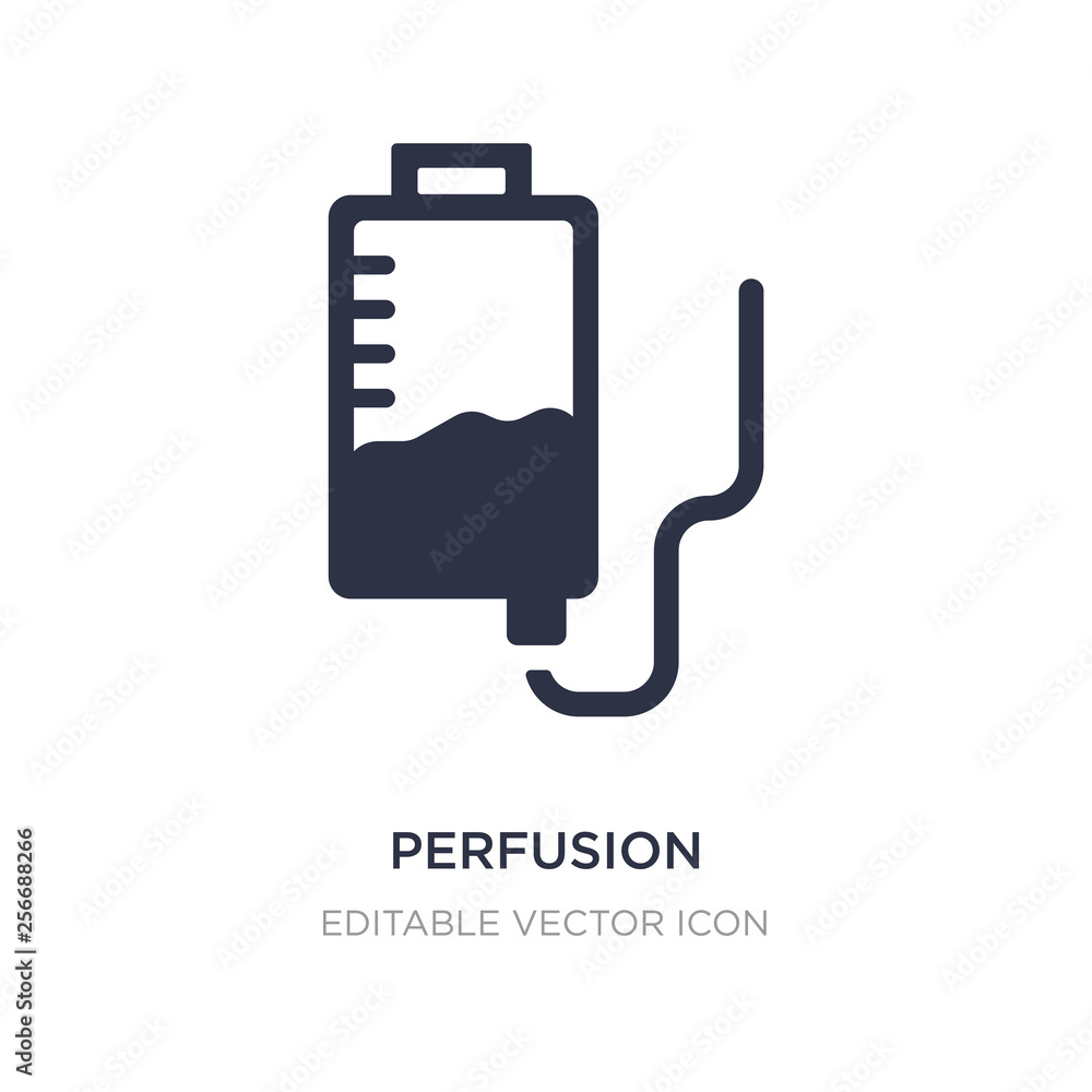 perfusion icon on white background. Simple element illustration from ...