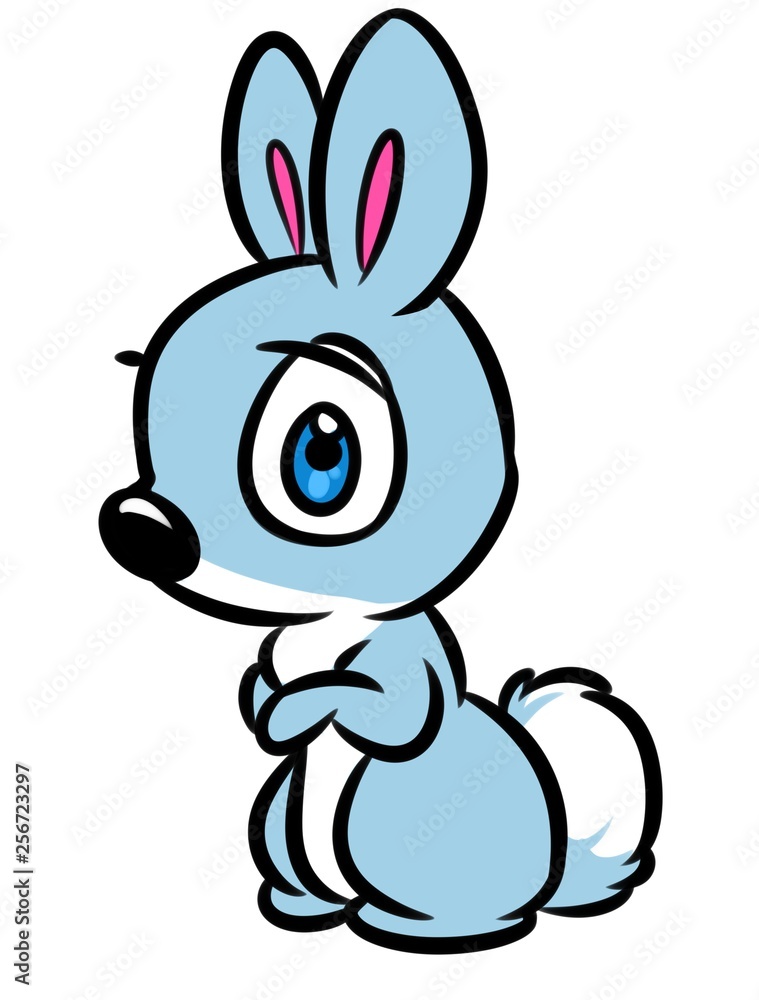 rabbit cartoon illustration isolated image Stock Illustration | Adobe Stock
