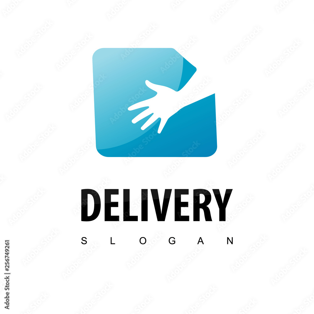 Delivery Logo Design Inspiration Stock Vector | Adobe Stock