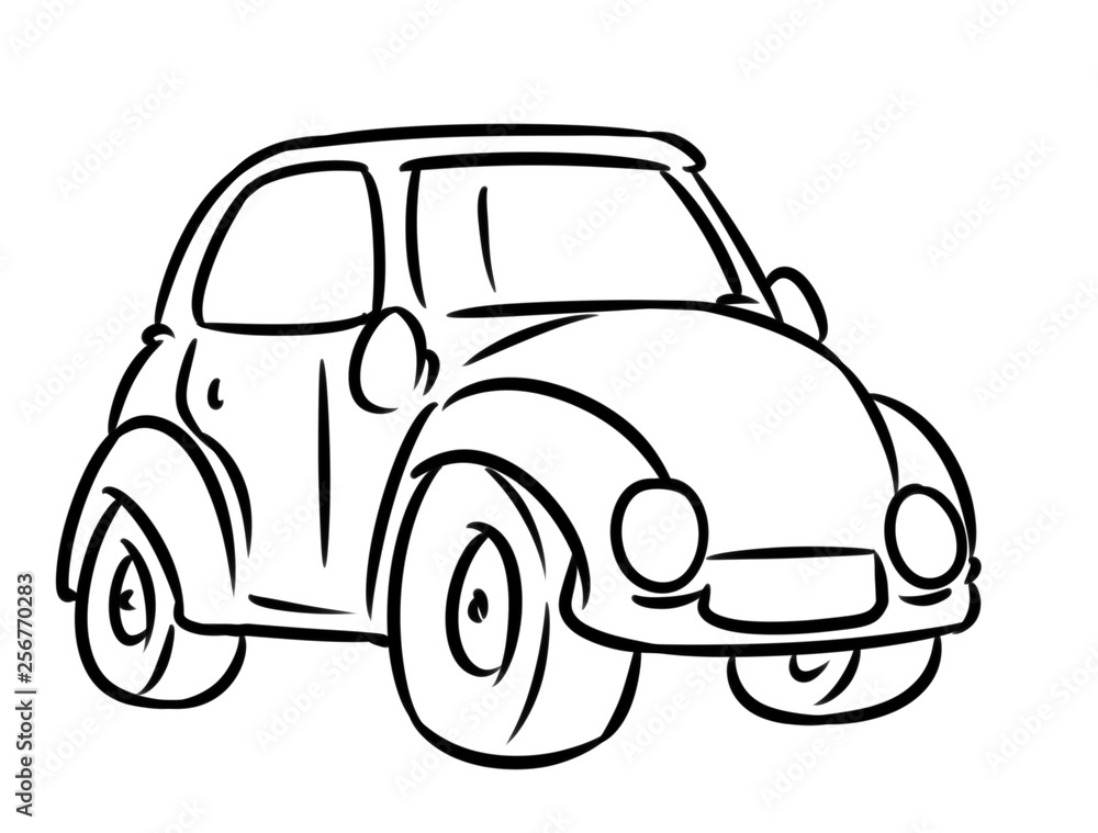 Car transport coloring page cartoon illustration isolated image Stock ...
