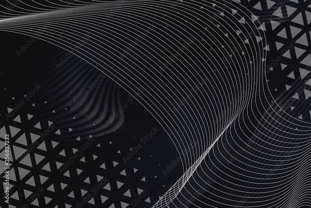 abstract, blue, line, design, pattern, wave, illustration, lines, art ...