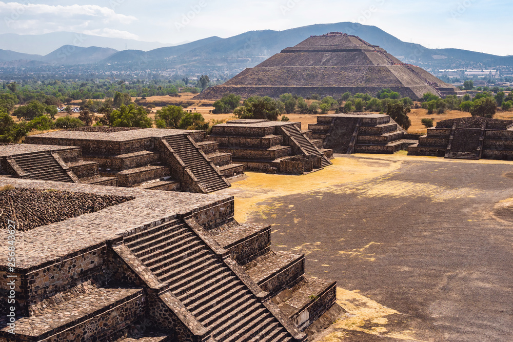 Photo & Art Print Teotihuacan Pyramids Near Mexico City, Mexico, R.M. Nunes