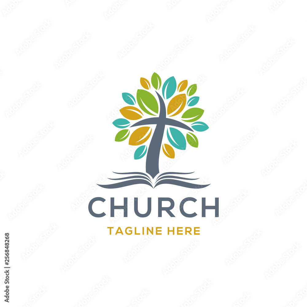 church logo Stock Vector | Adobe Stock