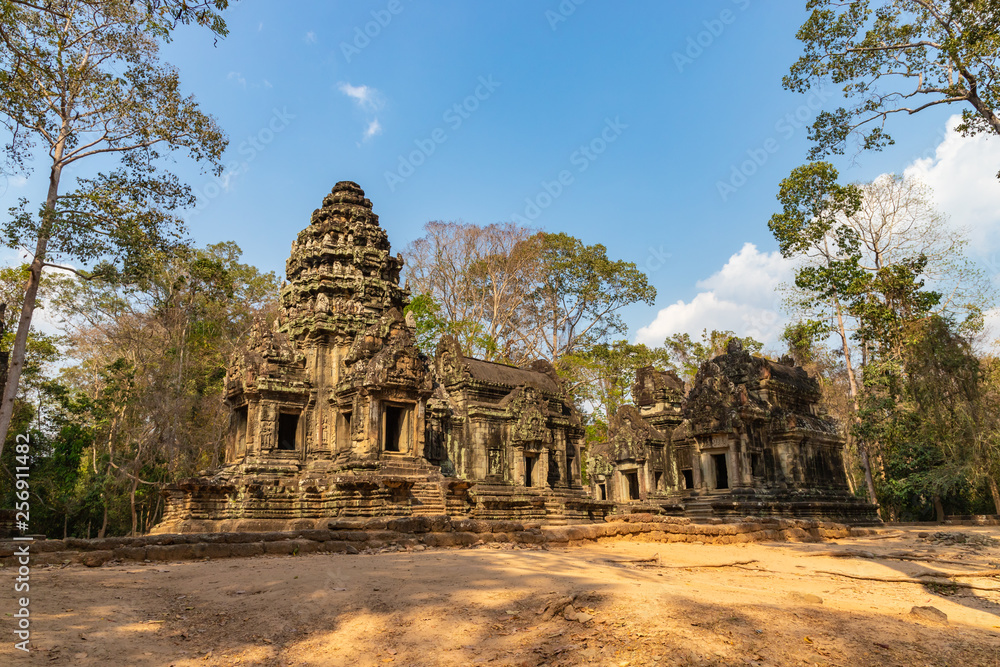 Thommanon temple ruins is Khmer ancient temple in complex Angkor Wat in ...