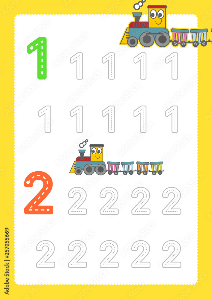 Free handwriting pages for writing numbers Learning numbers, Numbers ...