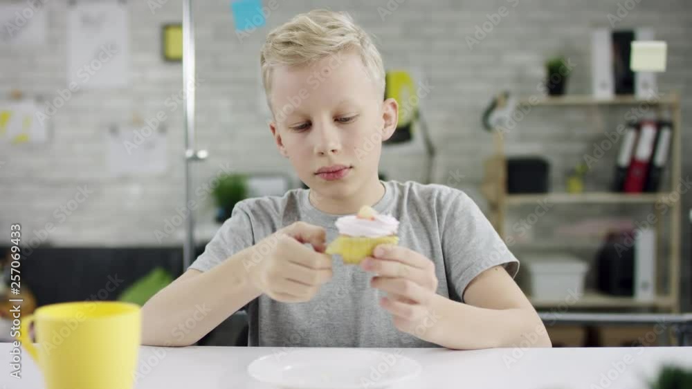 Genius boy wonder hacks system at cyberspace. Cute kid young programmer ...