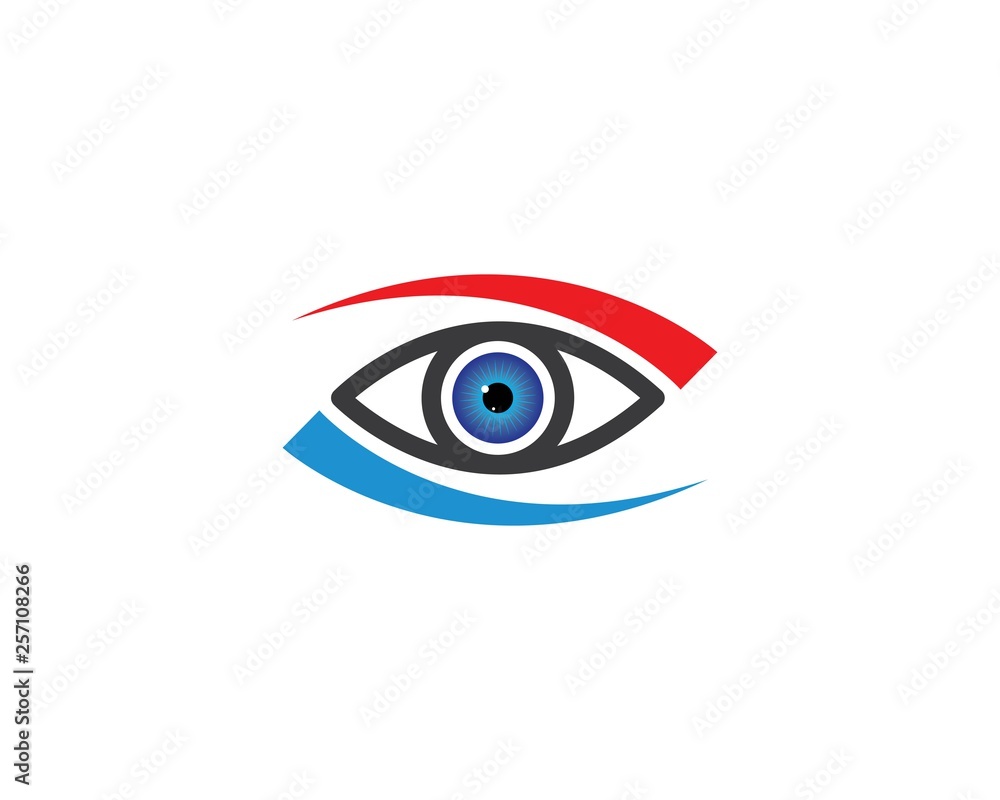Eye icon Logo vector Template Stock Vector | Adobe Stock