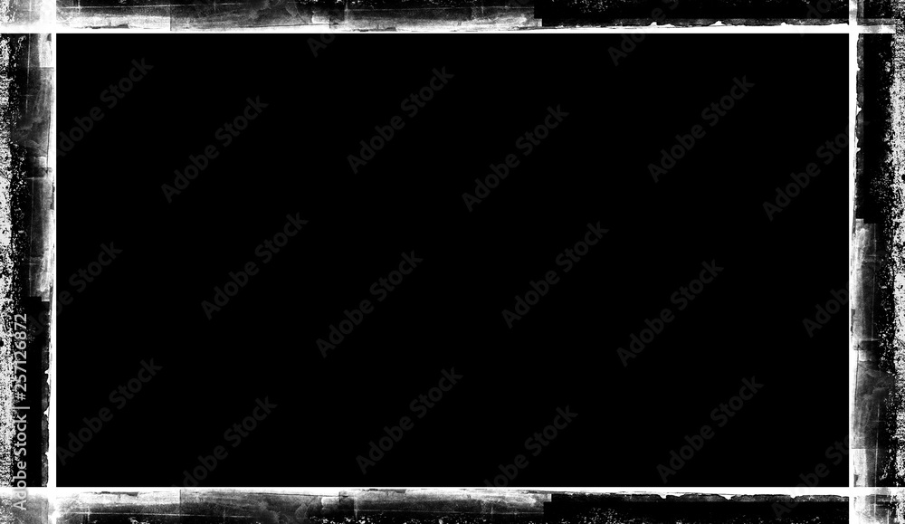 Old vintage frame on isolated background . Border texture overlays ...