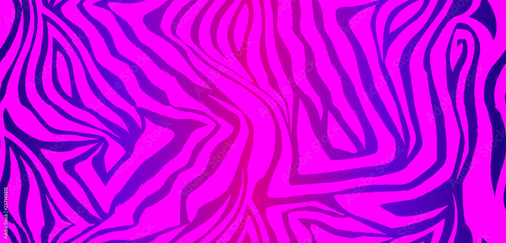 Neon Zebra Stripes Wallpaper