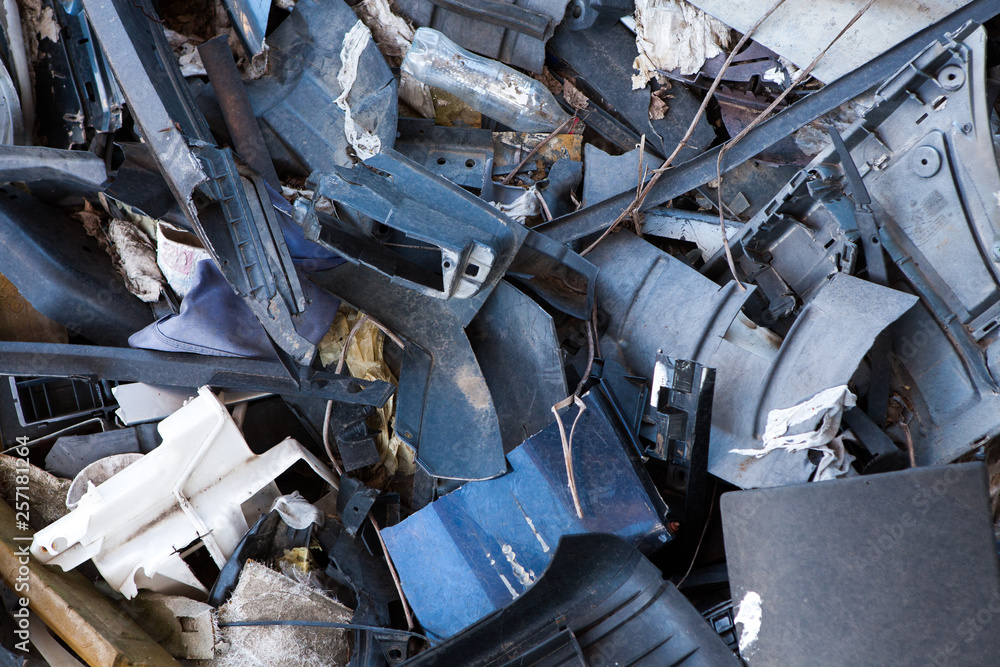 Environmental Pollution. Illegal Outdoor Garbage. Pollution concept ...