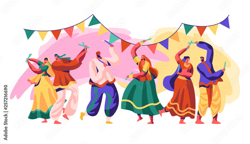 India Festival. Celebrate Holiday Day in Country. Traditional Style of ...