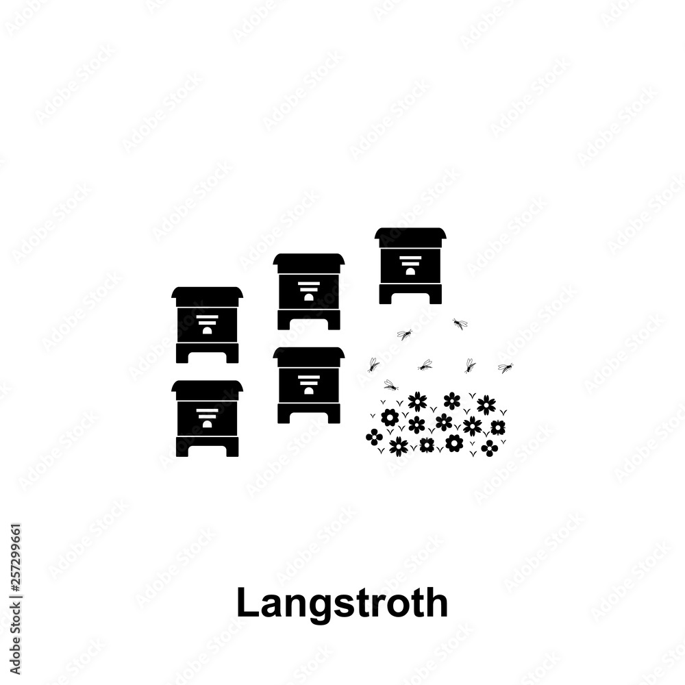 langstroth hive icon. Element of beekeeping icon. Premium quality ...