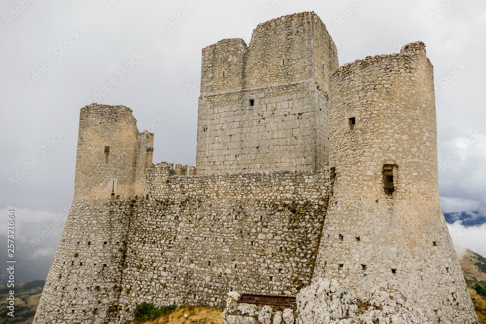 Rocca Calascio old Italian castle Location film of famous film The Name ...