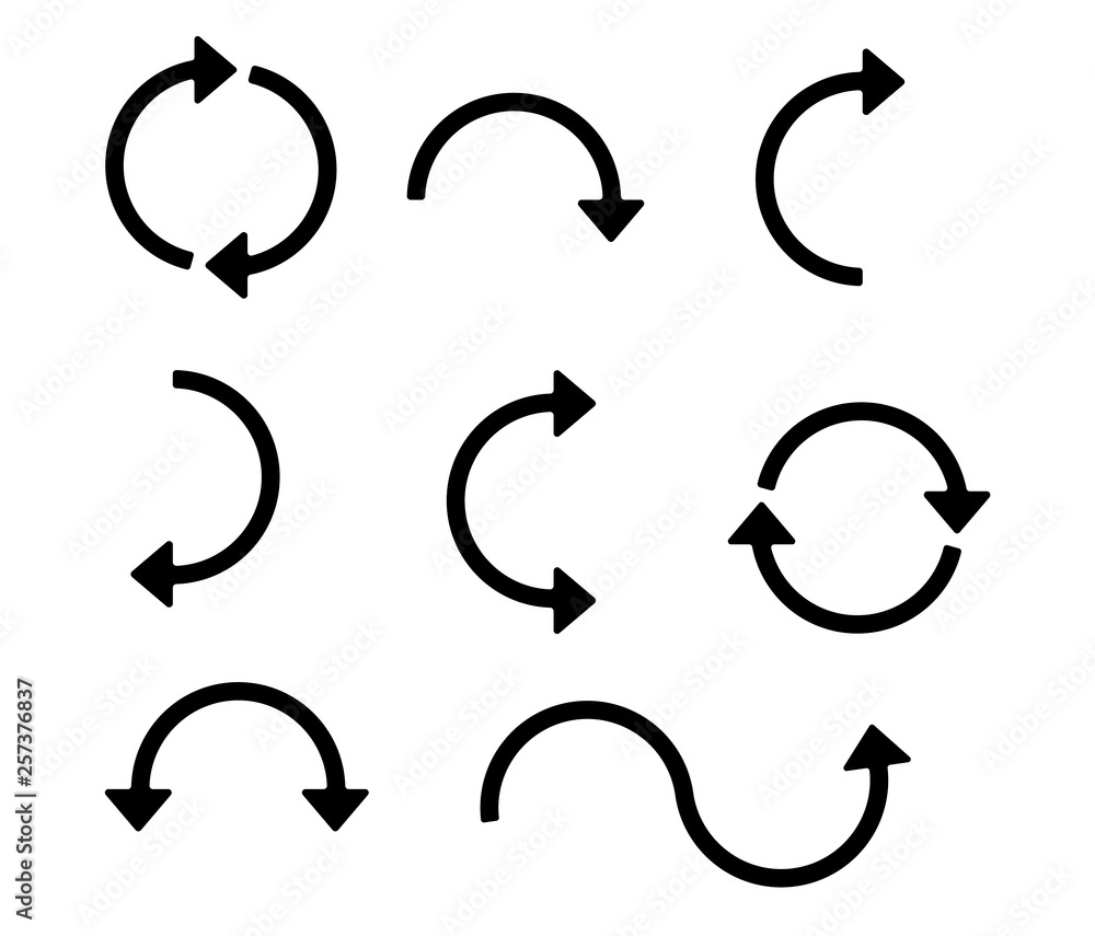 Arrow Vector Set Stock Vector | Adobe Stock