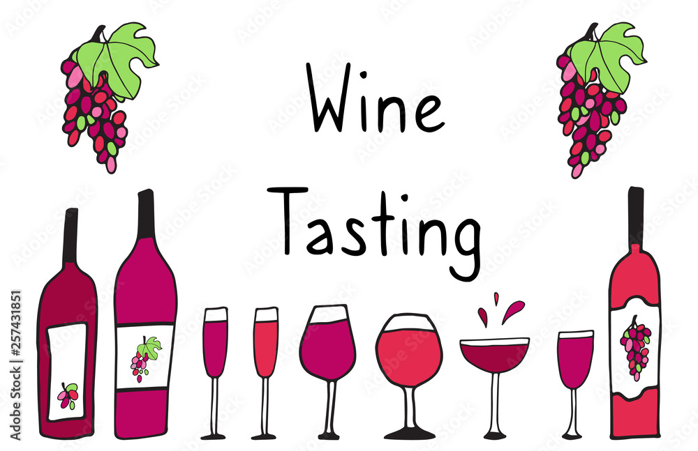 Wine Party Clip Art