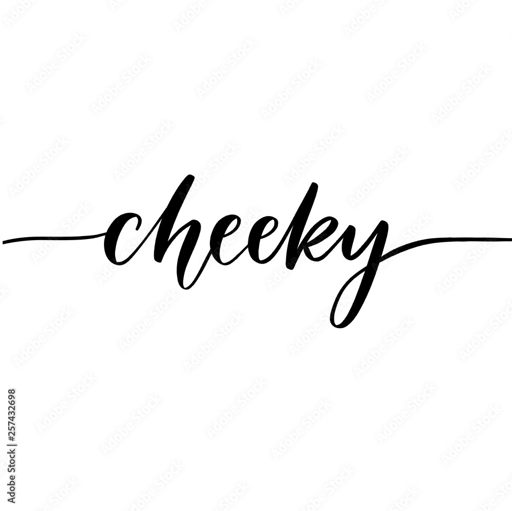 The Word Cheeky