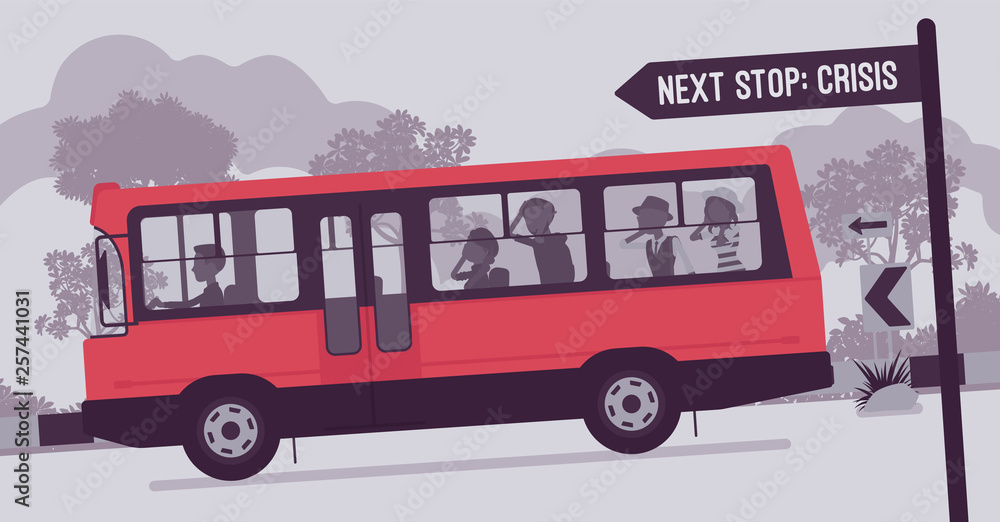 Bus Accident Clipart