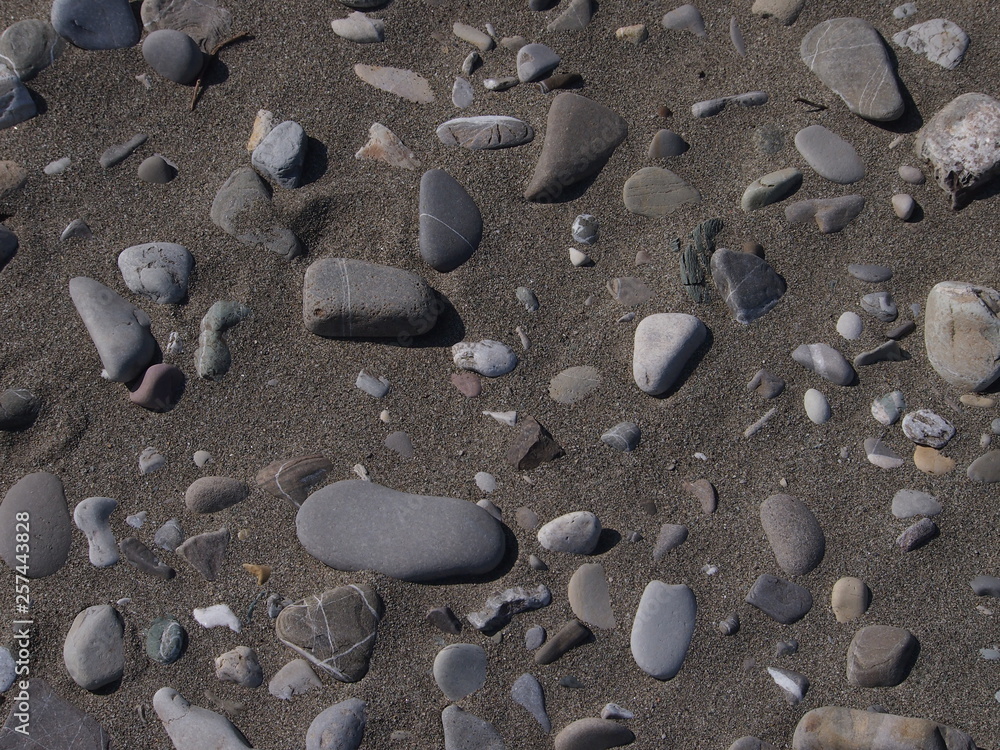 ghiaia e sabbia, ghiaia, ciottoli, texture ghiaia e sabbia Stock Photo ...