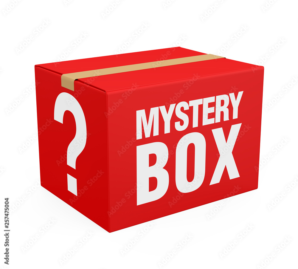 Mystery Box Isolated Stock Illustration Adobe Stock