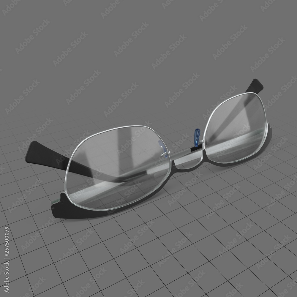 Eyeglasses Stock 3D asset | Adobe Stock