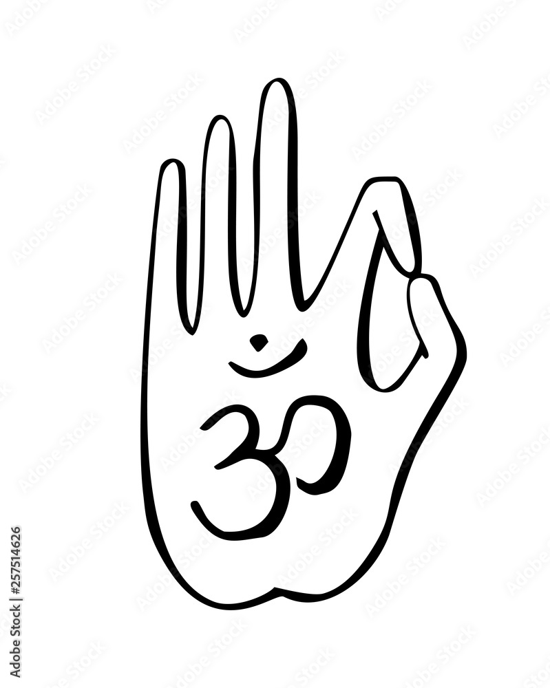 Buddhist Palm Symbol