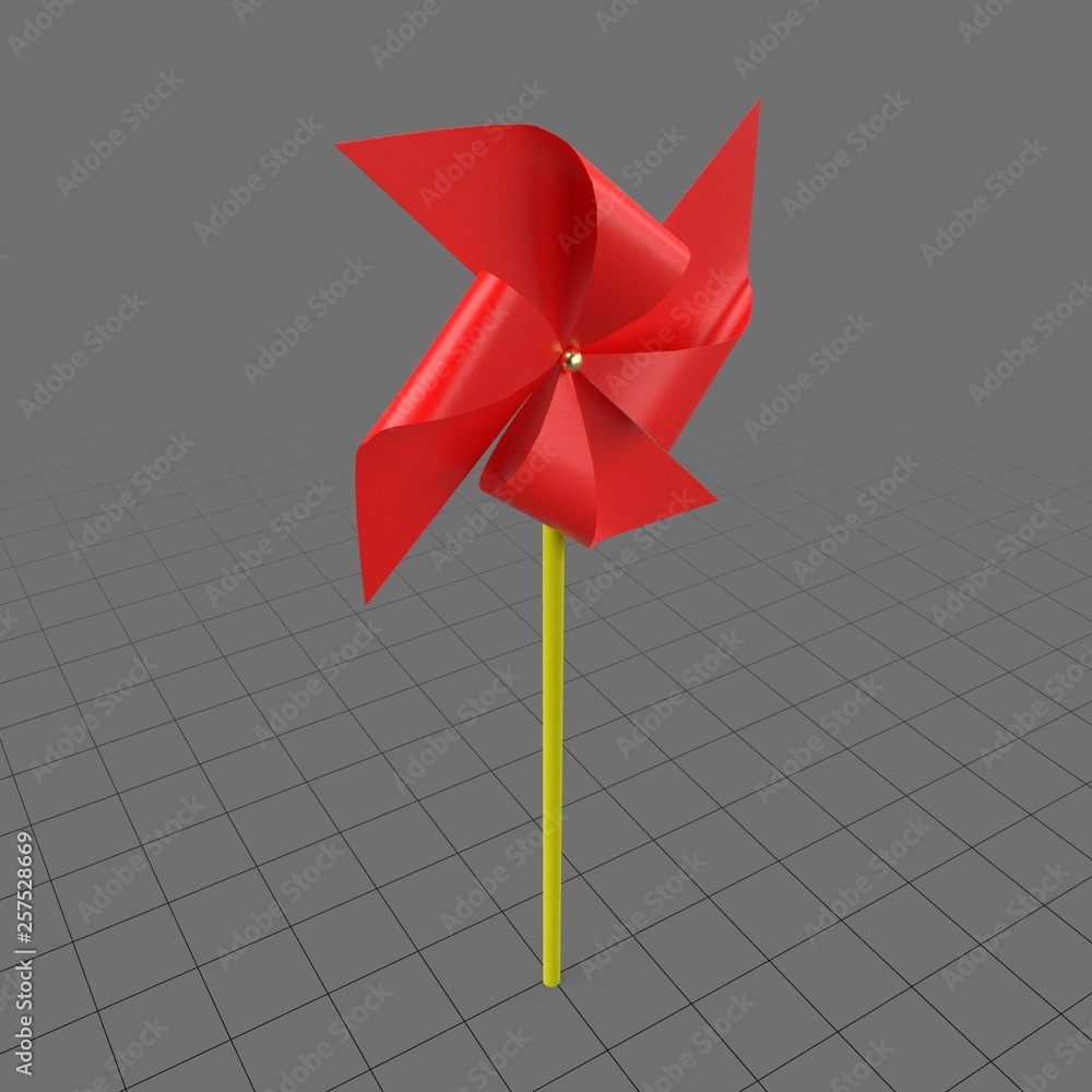 Pinwheel 2 Stock 3D asset | Adobe Stock