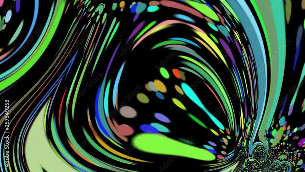 Vidéo Stock Multiple Twisted distortion Dots Background Animation ...