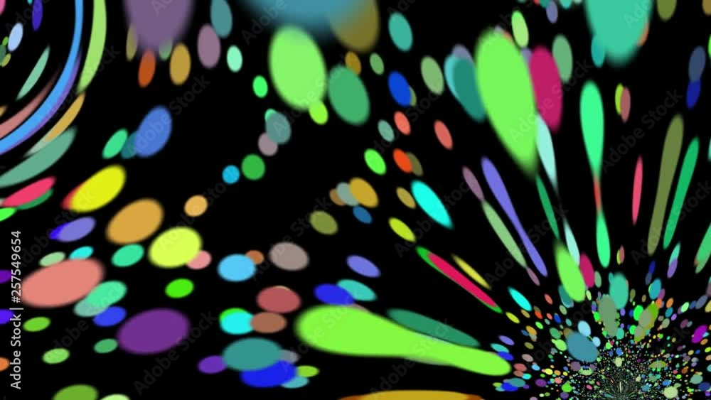 Stockvideon Confetti Blaster Canon Animation gets distorted by two ...