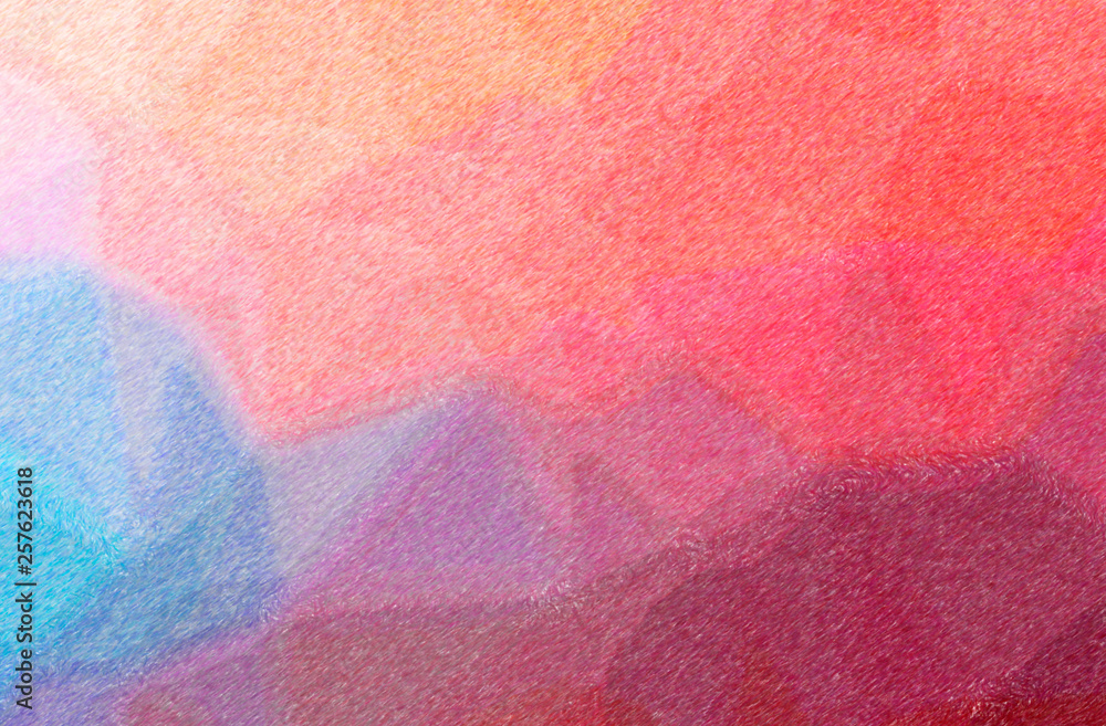 Abstract illustration of red Color Pencil High Coverage background ...