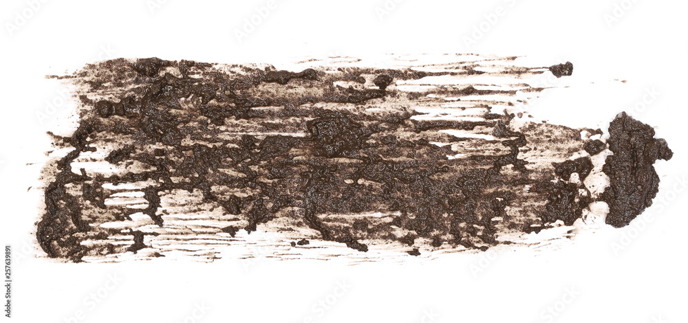 Mud splatter isolated on white background, with clipping path Stock ...