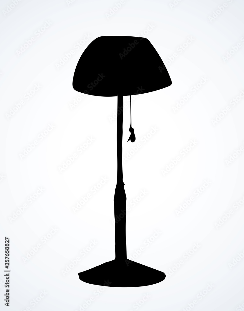 Shade lamp. Vector drawing Stock Vector | Adobe Stock