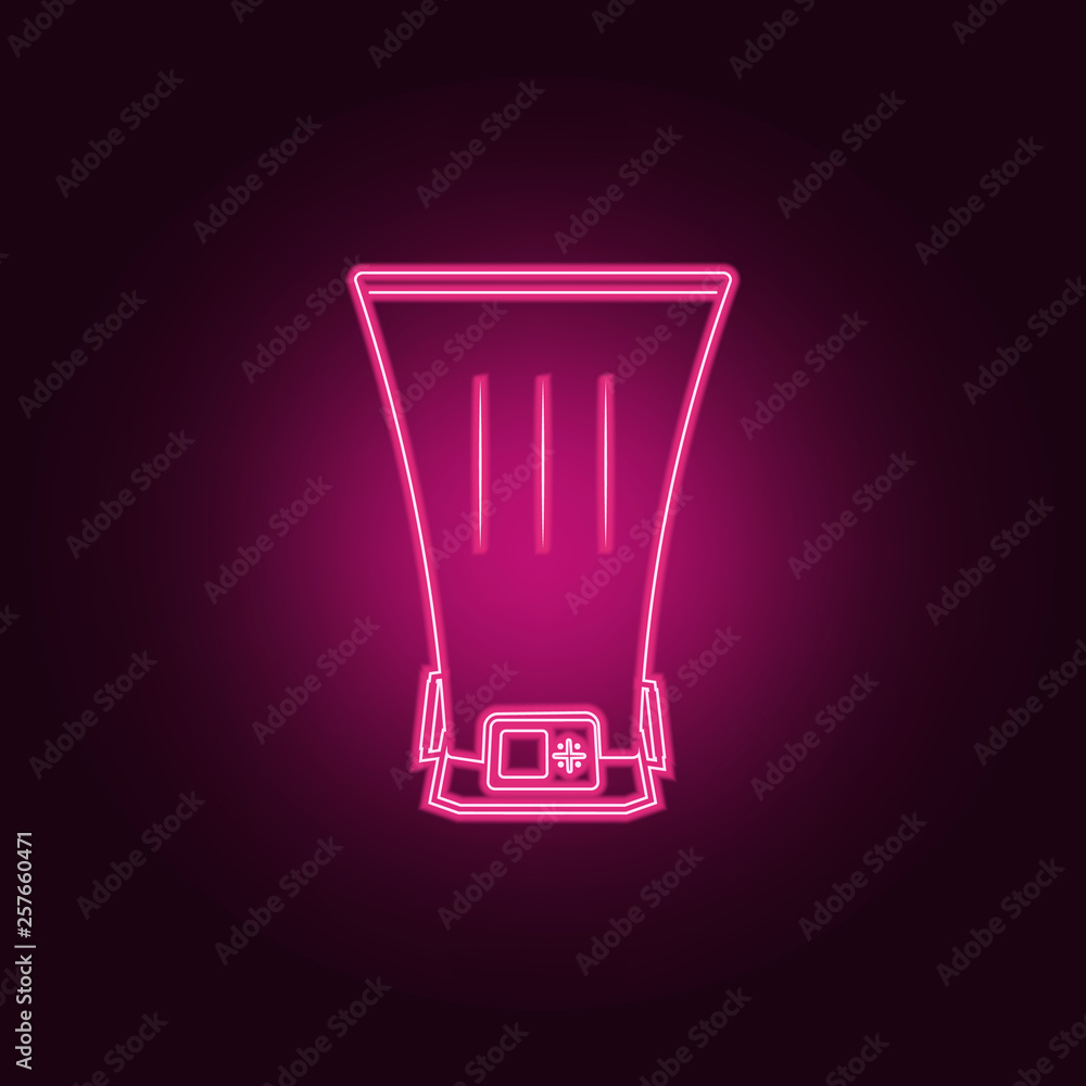 Bolometer icon. Elements of measuring elements in neon style icons ...
